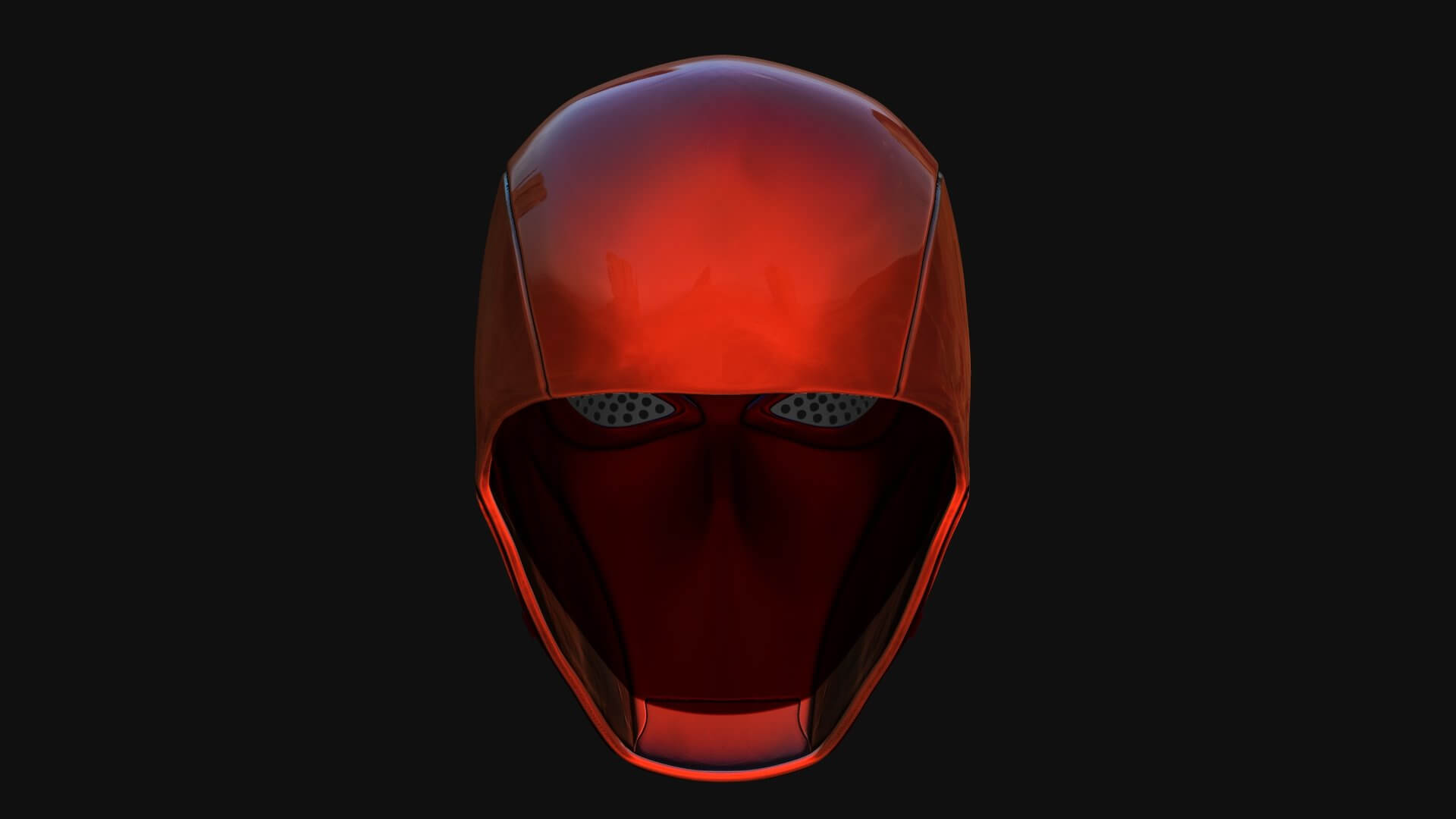 Red Hood Mask - Titans Season 3 3D Model by blackstar90