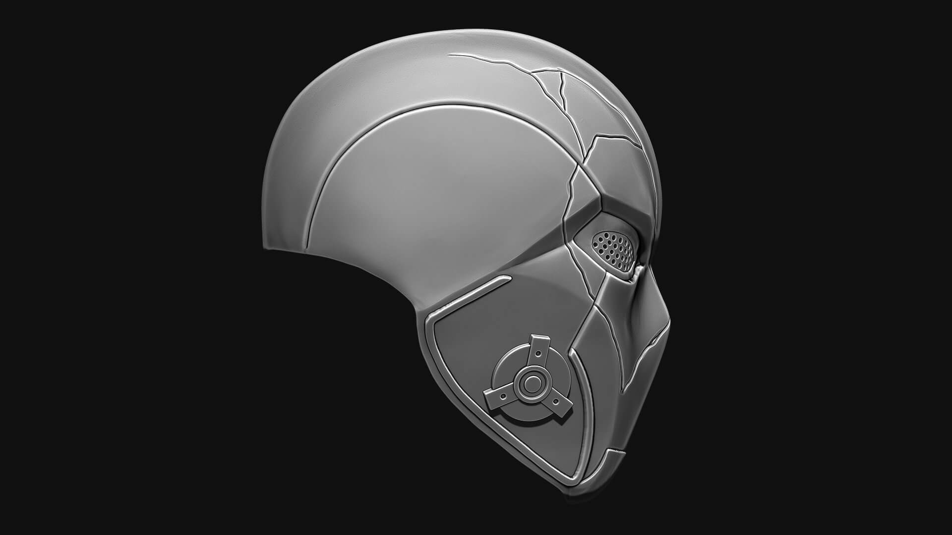 Red Hood Mask - Titans Season 3 3D Model by blackstar90