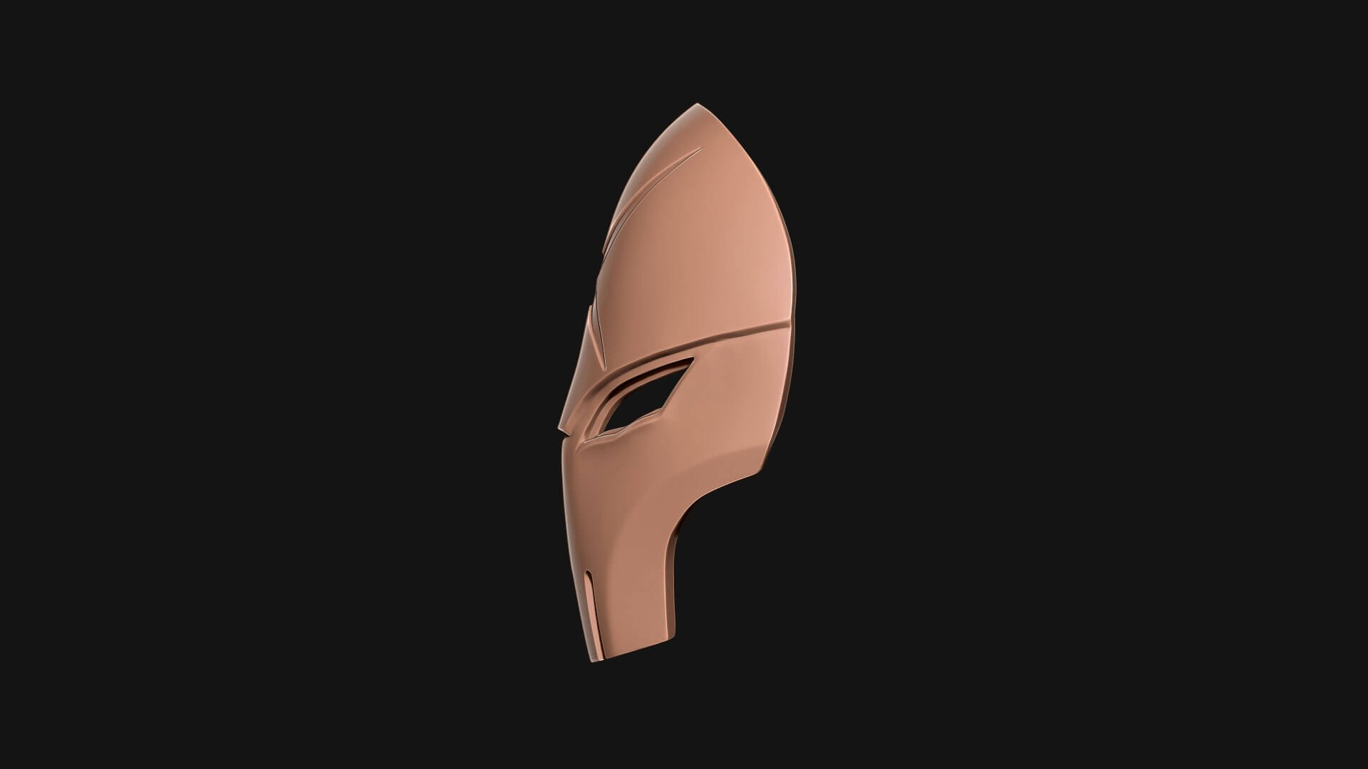 Red X Half Mask from DC Comics - 3D Model by blackstar90