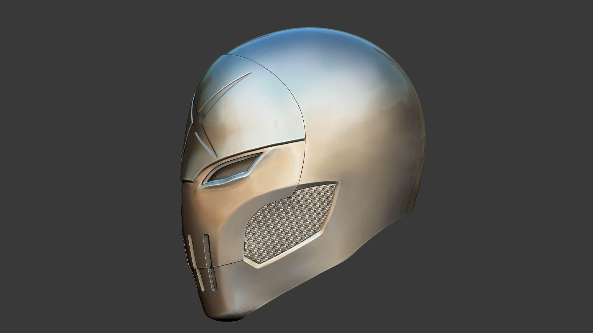 Red X Helmet from DC Comics - 3D Model by blackstar90