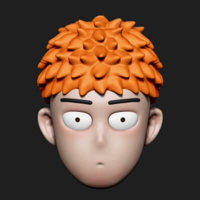 Saitama Head Mask Decor Wearable - One Punch Man Cosplay 3D Model by ...