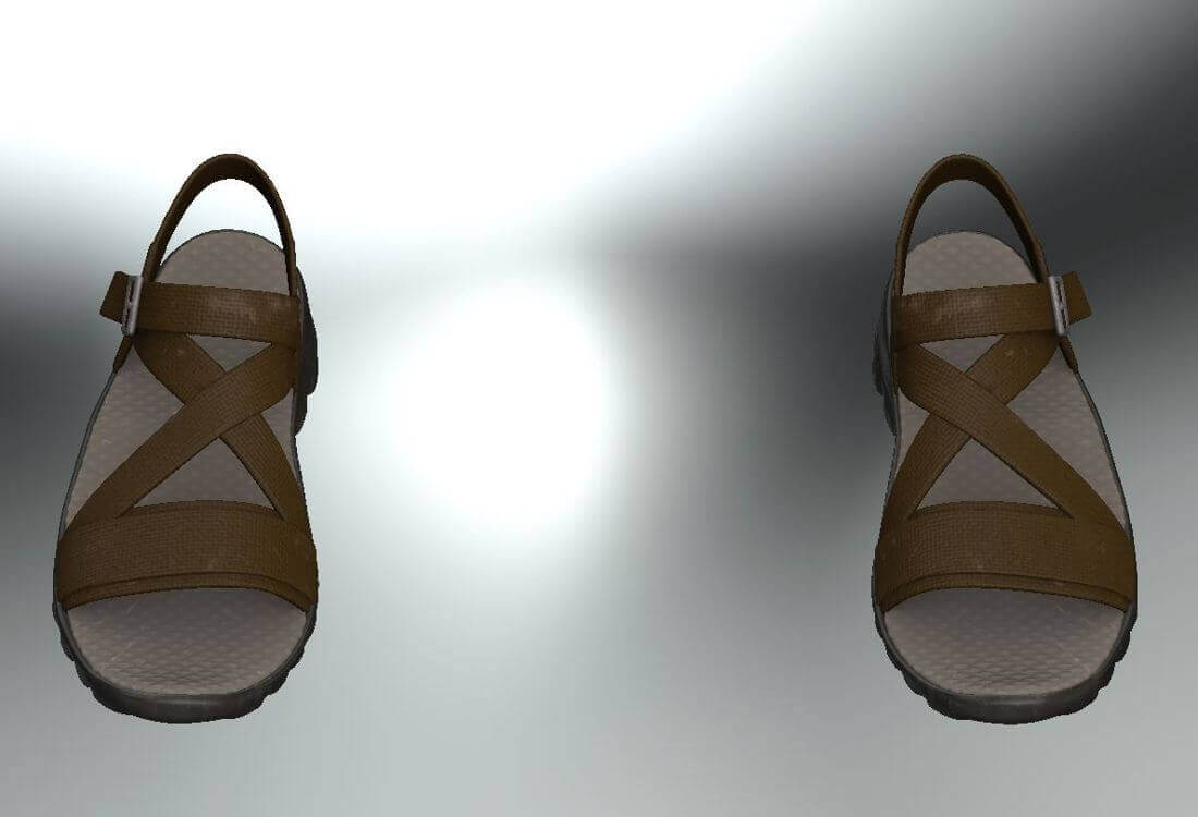 Casual Sandal - 3D Model by blackstar90
