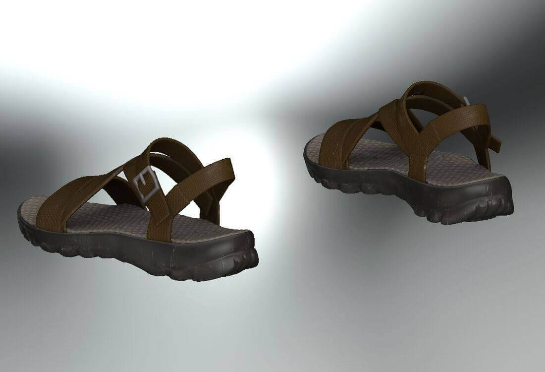 Casual Sandal - 3D Model by blackstar90