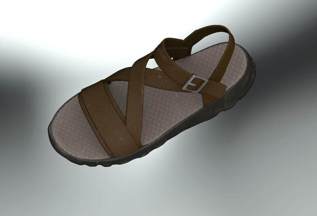 Casual Sandal - 3D Model by blackstar90
