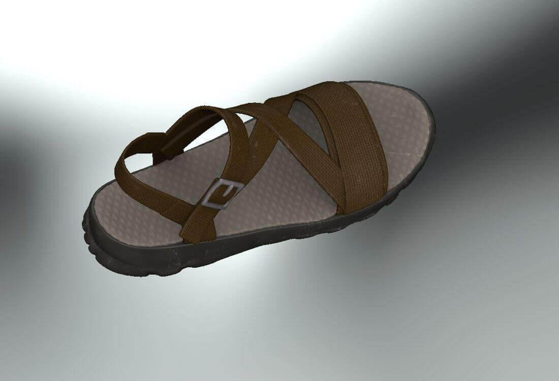 Casual Sandal - 3D Model by blackstar90