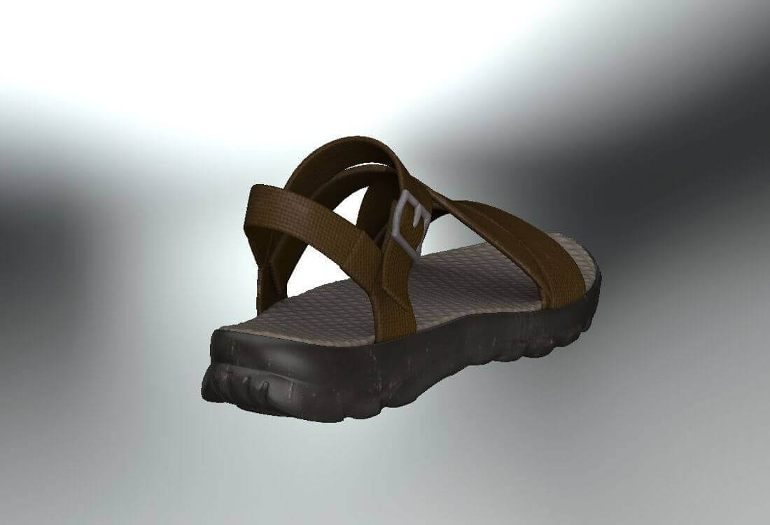 Casual Sandal - 3D Model by blackstar90