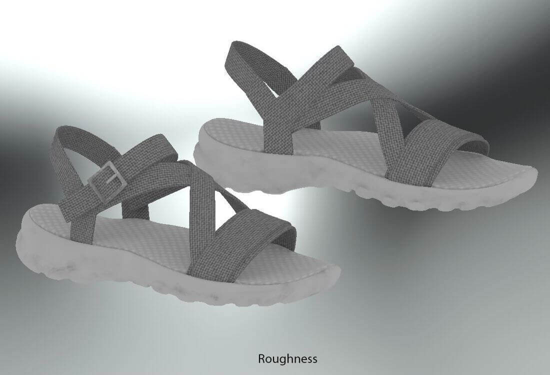 Casual Sandal - 3D Model by blackstar90