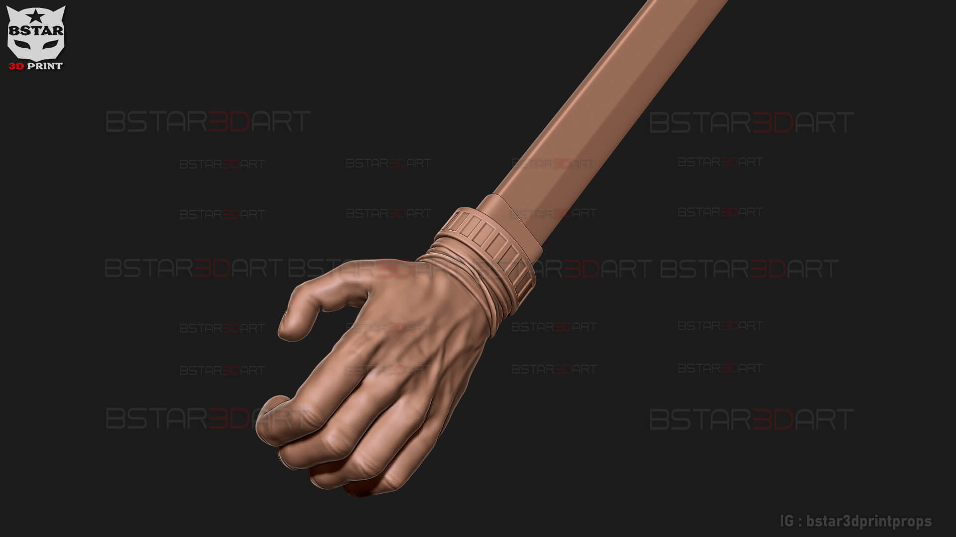 Shigemo Hand Sword - Jujutsu Kaisen Cosplay 3D Model by blackstar90