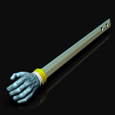 Shigemo Hand Sword - Jujutsu Kaisen Cosplay 3D Model by blackstar90