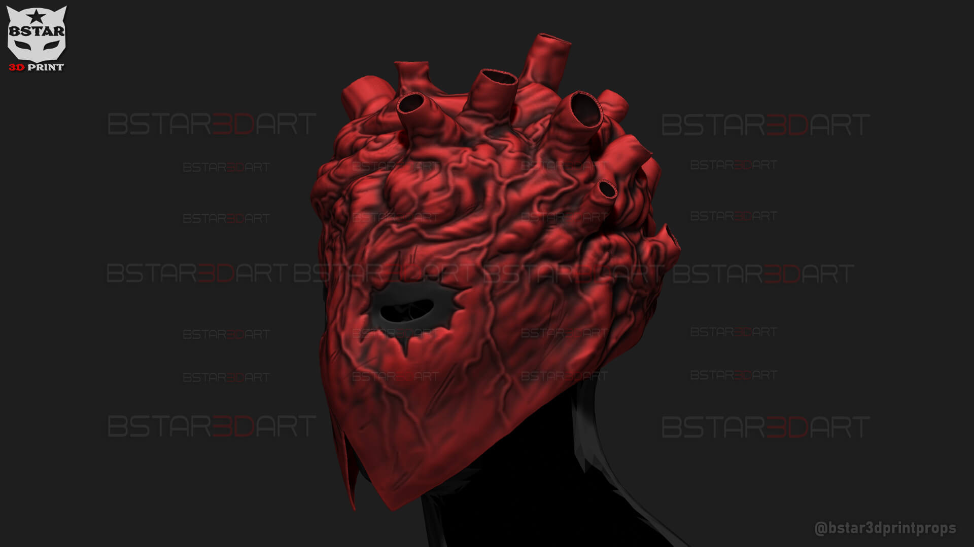 Shin Mask High Quality - Dorohedoro Anime Cosplay 3D Model by blackstar90
