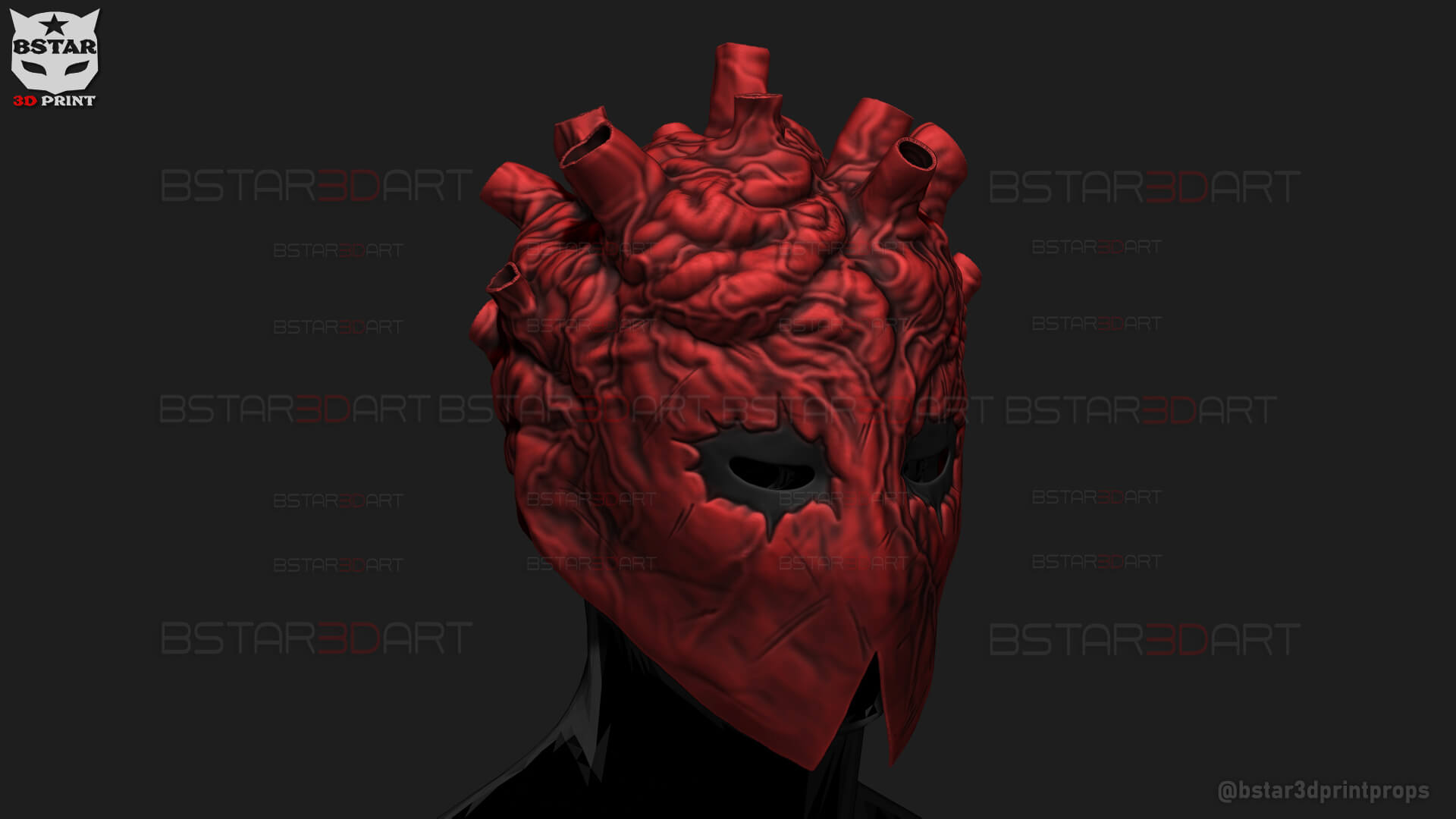 Shin Mask High Quality - Dorohedoro Anime Cosplay 3D Model by blackstar90