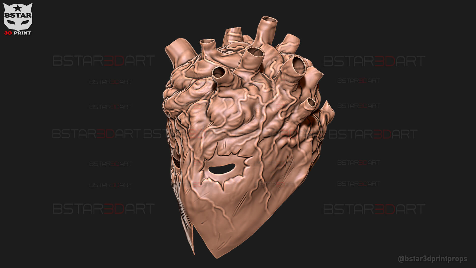 Shin Mask High Quality - Dorohedoro Anime Cosplay 3D Model by blackstar90