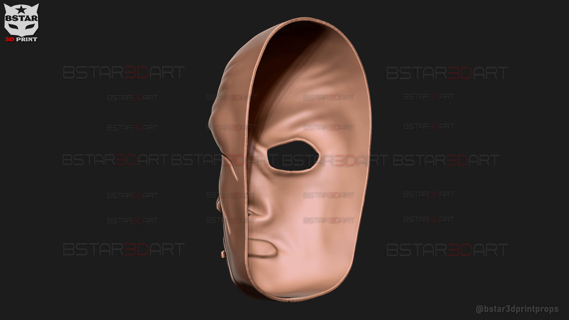 Slipknot Drummer Eloy Mask - 3D Model by blackstar90
