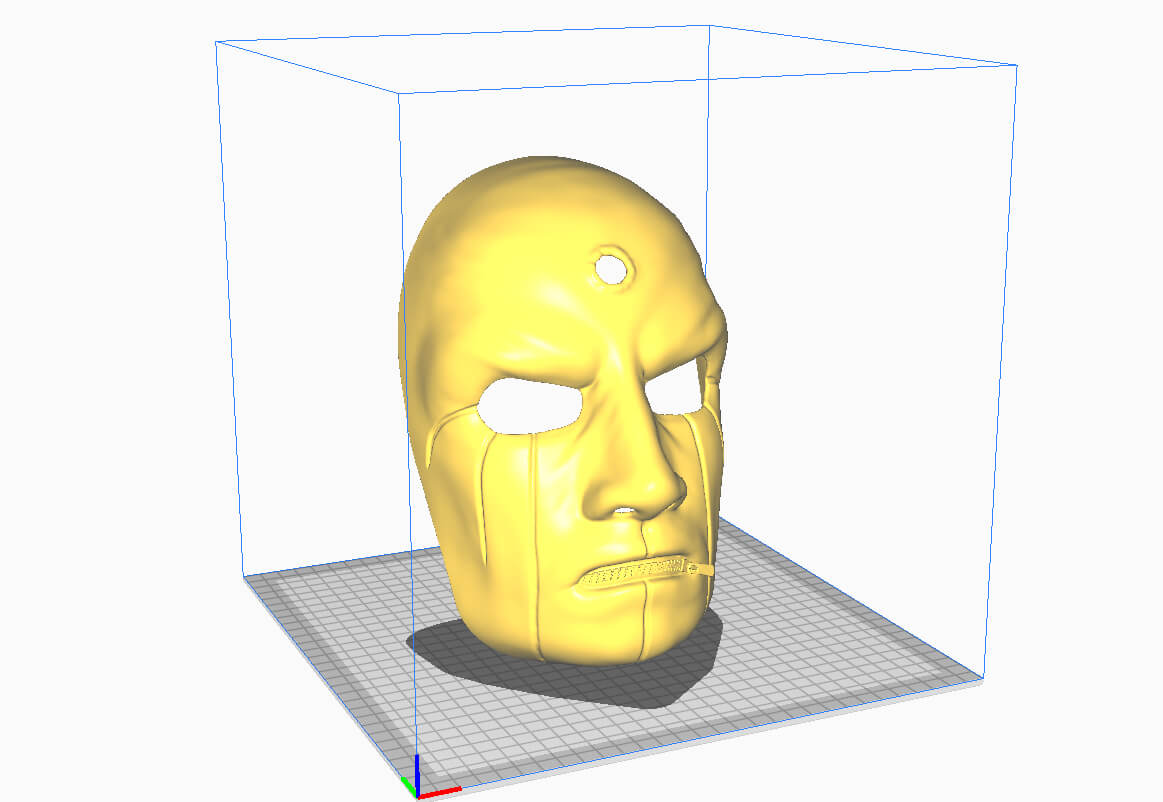 Slipknot Drummer Eloy Mask - 3D Model by blackstar90