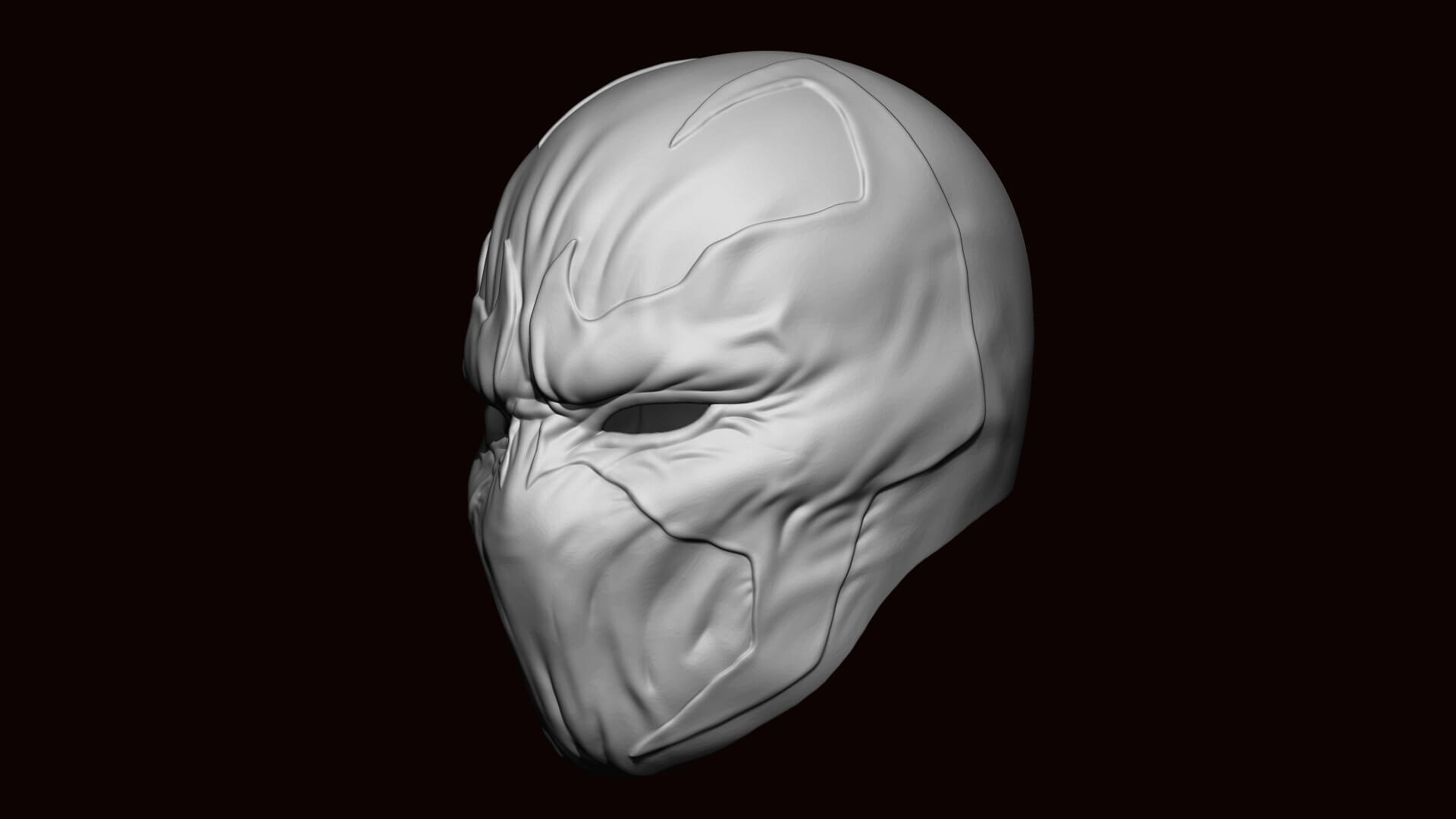 Spawn Comics Mask - 3D Model by blackstar90
