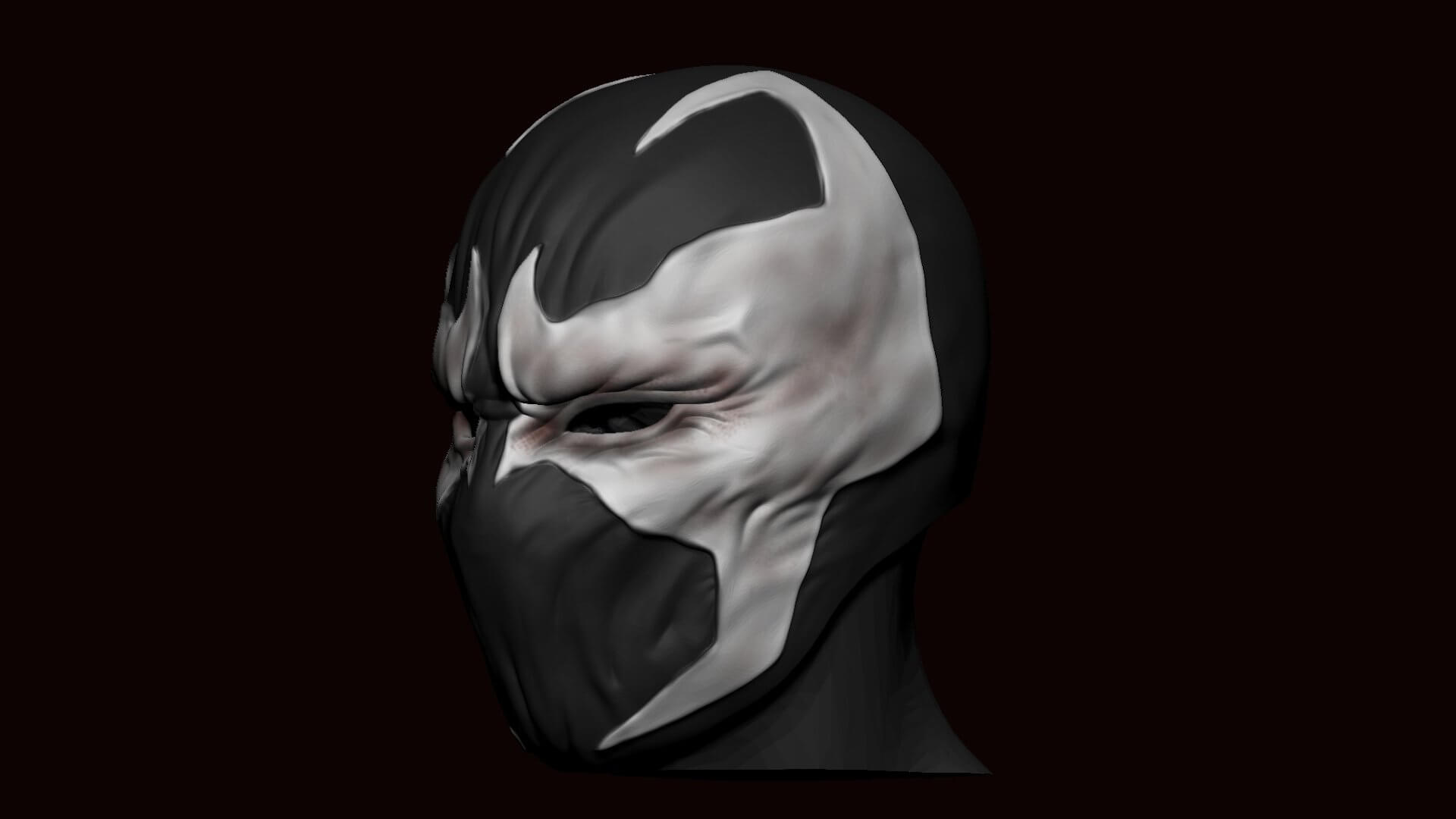 Spawn Comics Mask - 3D Model by blackstar90