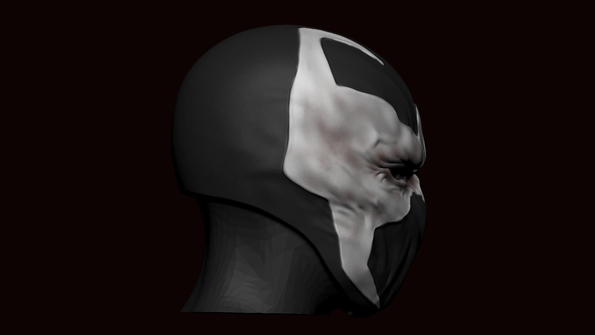 Spawn Comics Mask - 3D Model by blackstar90