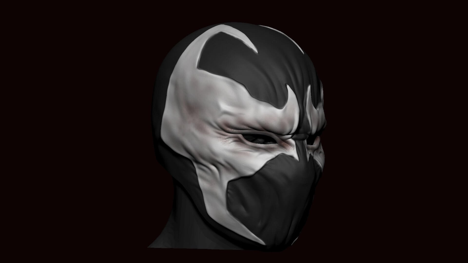 Spawn Comics Mask - 3D Model by blackstar90