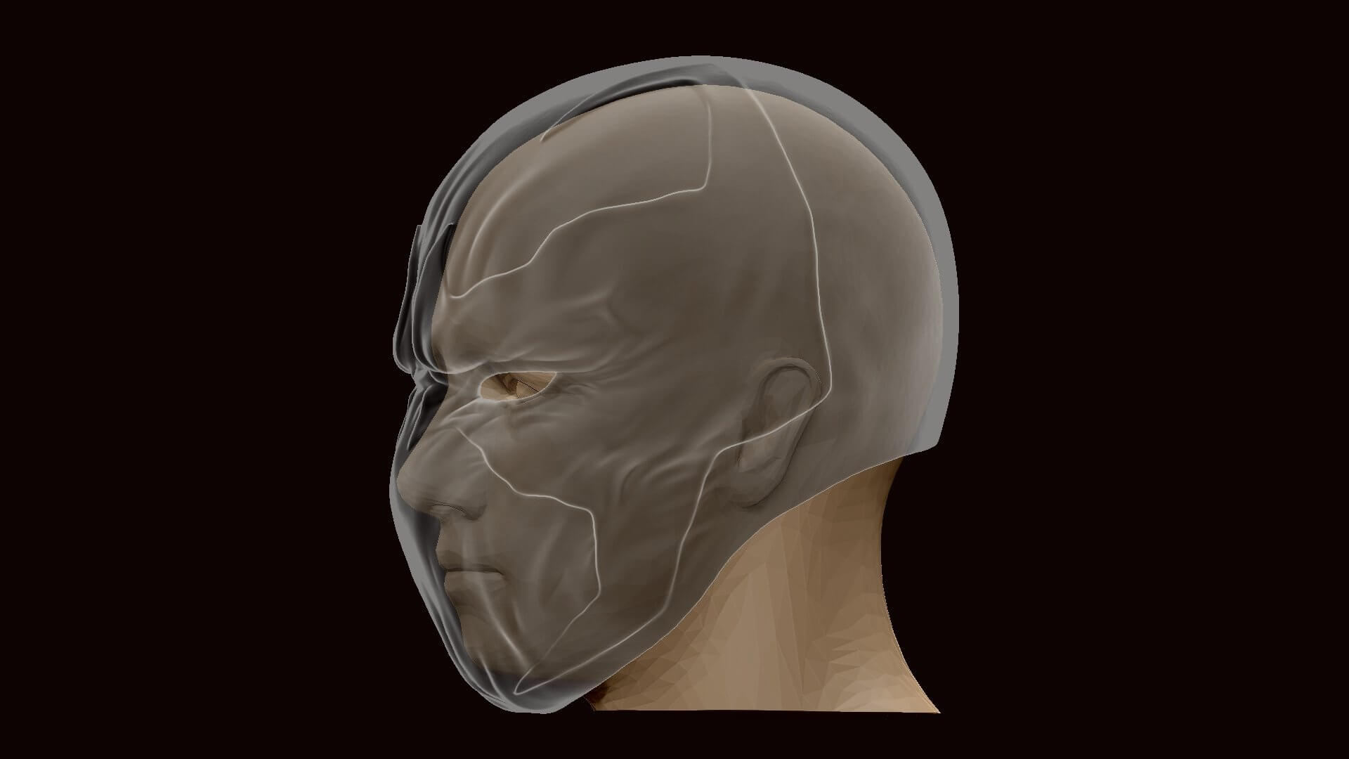 Spawn Comics Mask - 3D Model by blackstar90