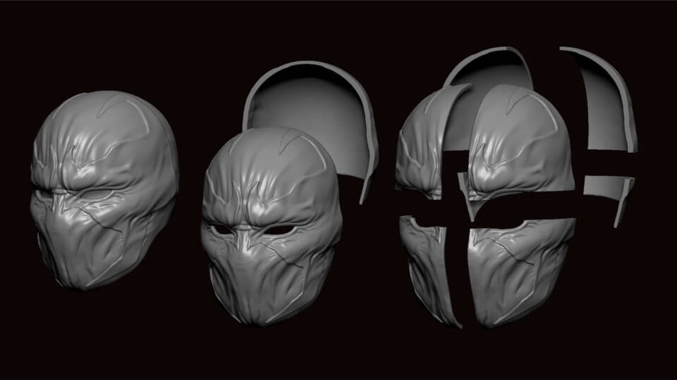 Spawn Comics Mask - 3D Model by blackstar90