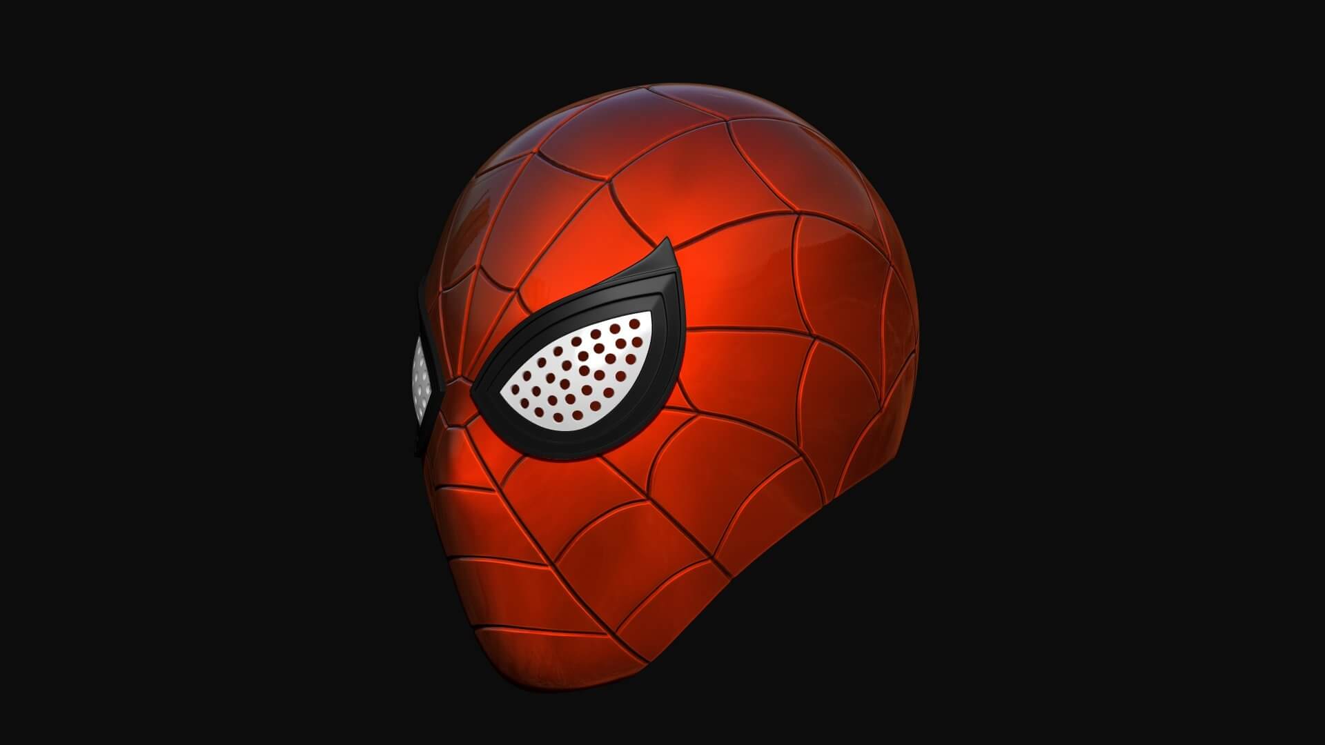 Spider Man Mask - Marvel Comics 3D Model by blackstar90