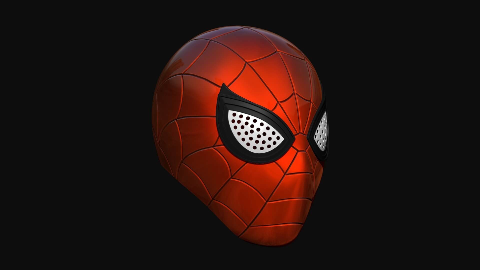 Spider Man Mask - Marvel Comics 3D Model by blackstar90