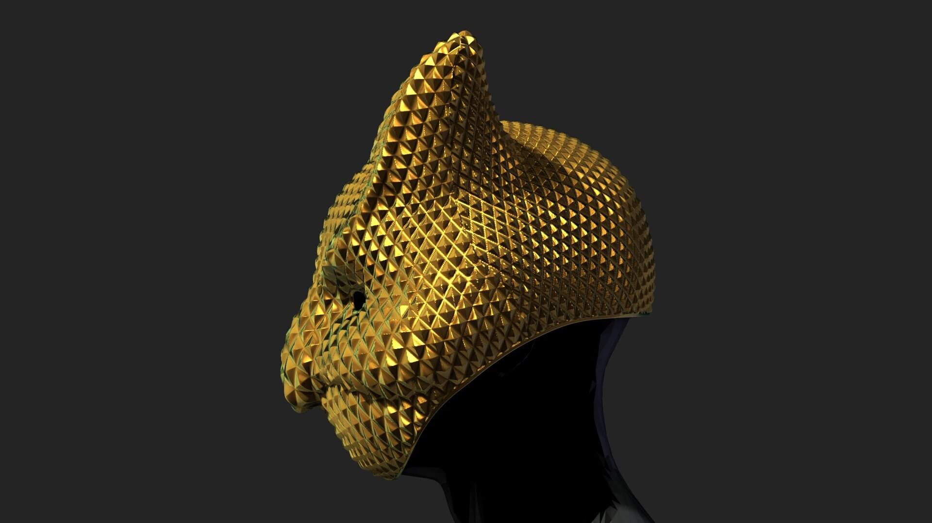 Squid Game - Boss Mask Cosplay 3D Print Model by blackstar90