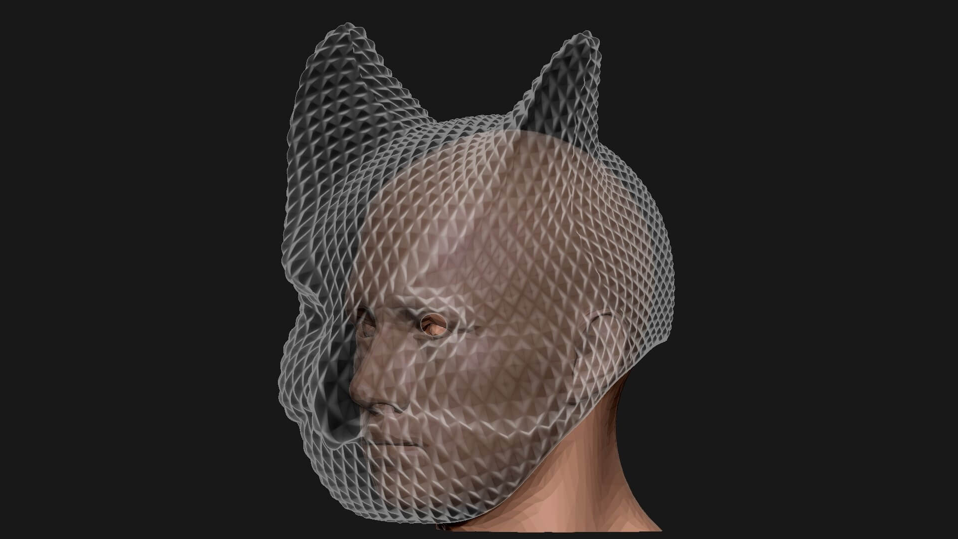 Squid Game - Boss Mask Cosplay 3D Model by blackstar90