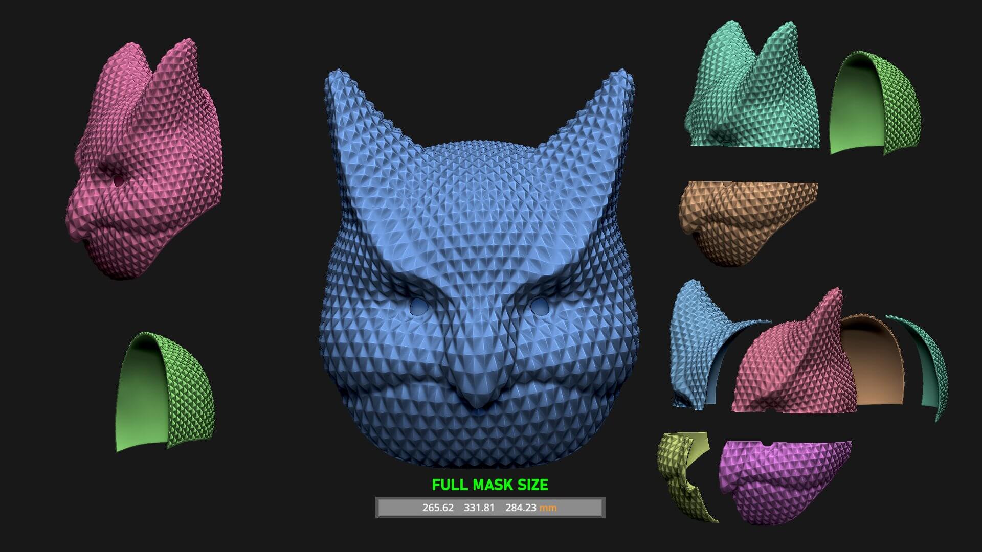 Squid Game - Boss Mask Cosplay 3D Model by blackstar90