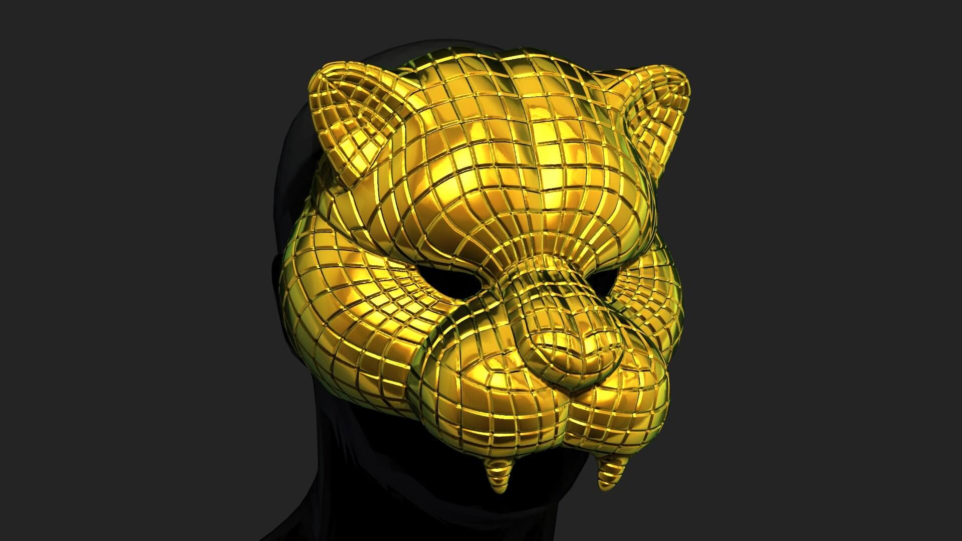 Squid Game - VIP Tiger Mask Cosplay 3D Model by blackstar90