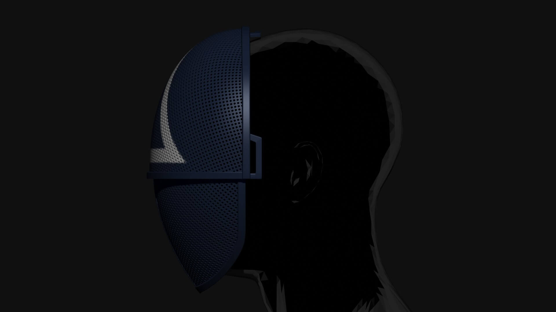 Squid Game Soldier Mask - Foldable / Moveable 3D Model by blackstar90