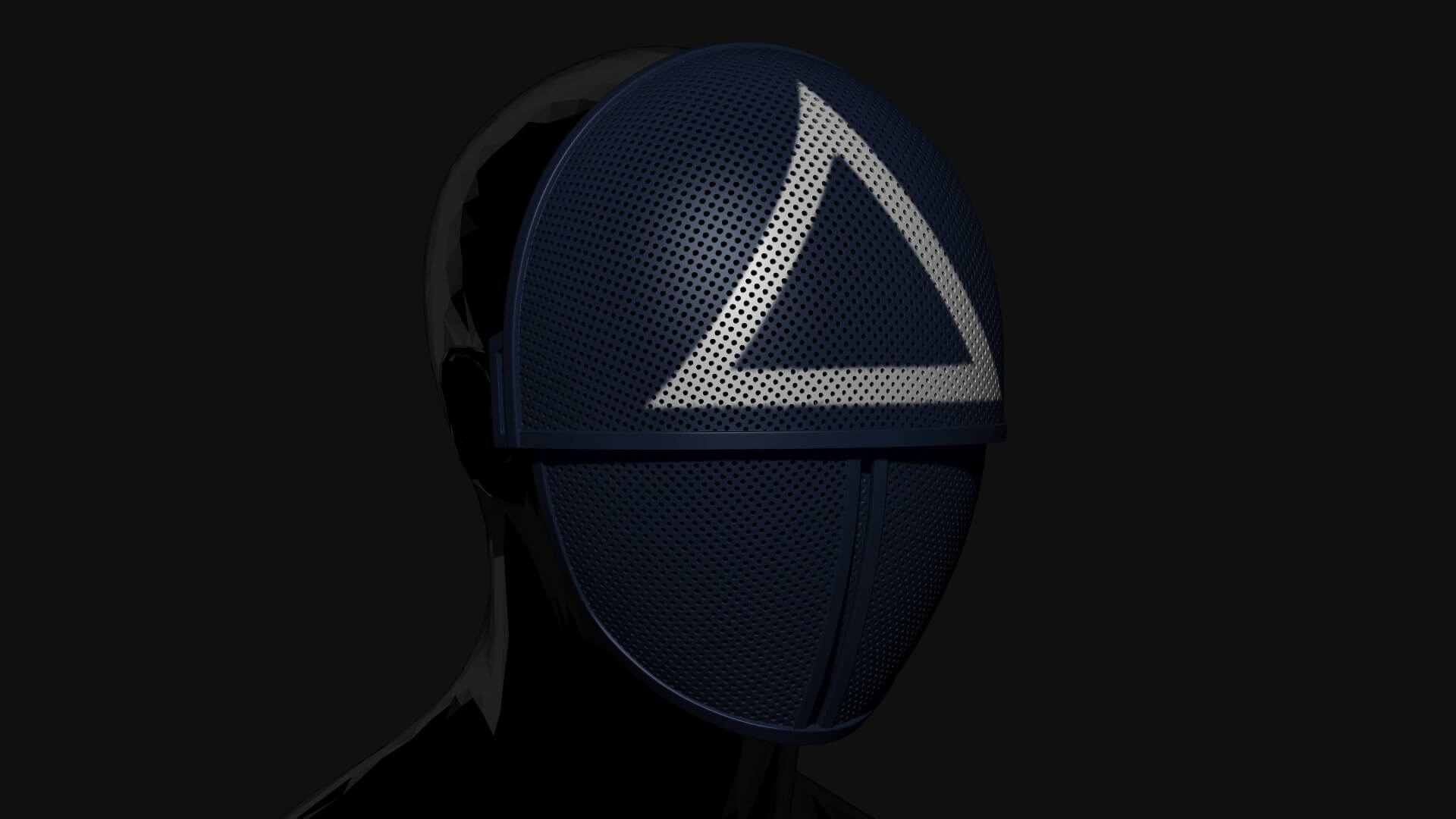 Squid Game Soldier Mask - Foldable / Moveable 3D Model by blackstar90