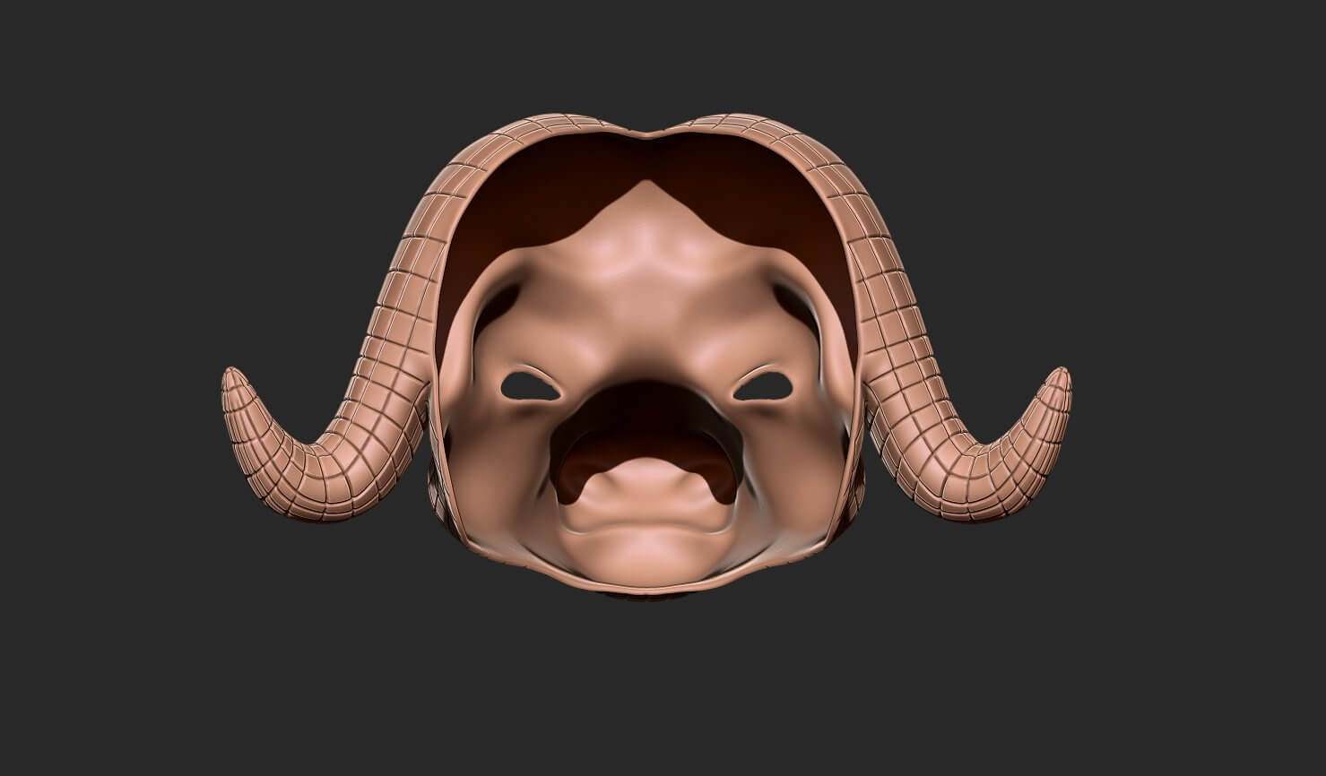 Squid Game - VIP Buffalo Mask Cosplay 3D Model by blackstar90