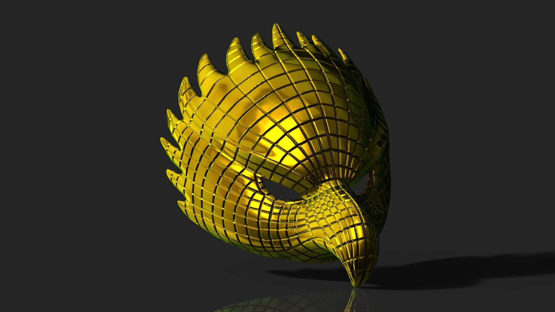 Squid Game - VIP Eagle Mask Cosplay 3D Model by blackstar90