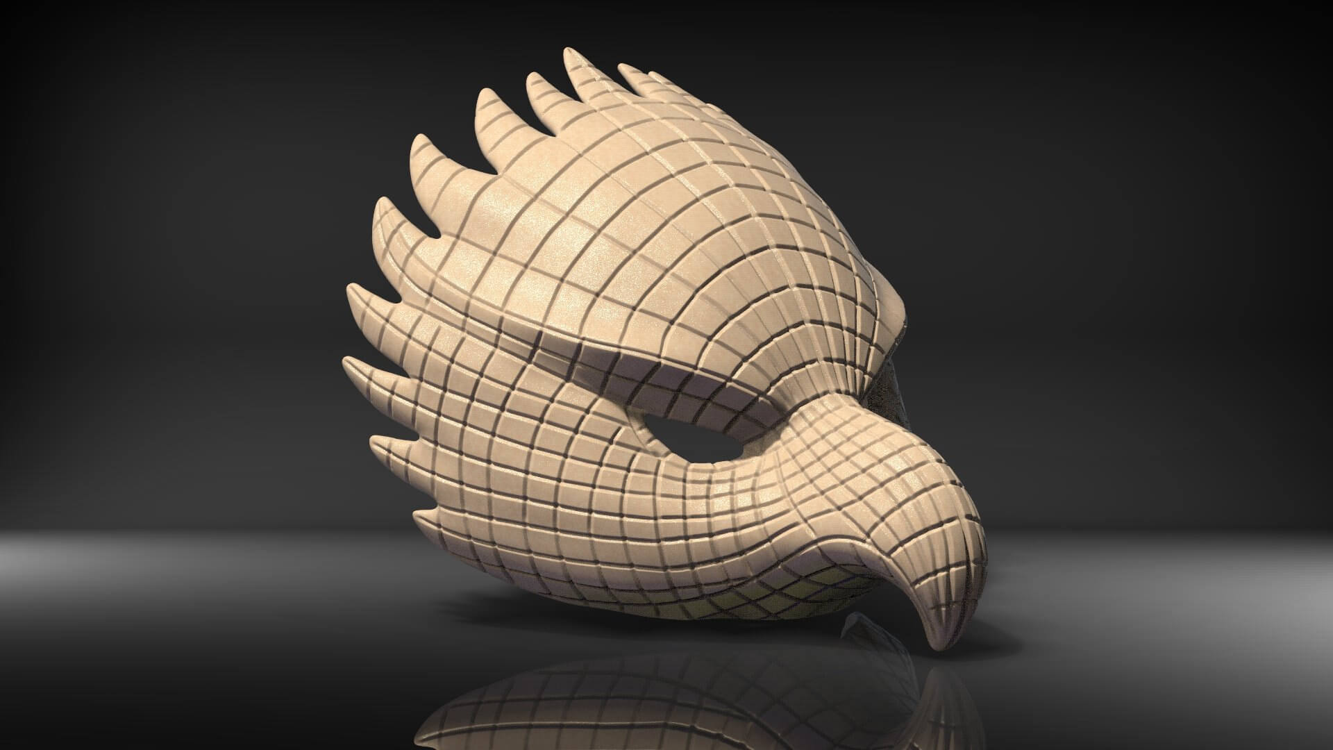 Squid Game - VIP Eagle Mask Cosplay 3D Model by blackstar90