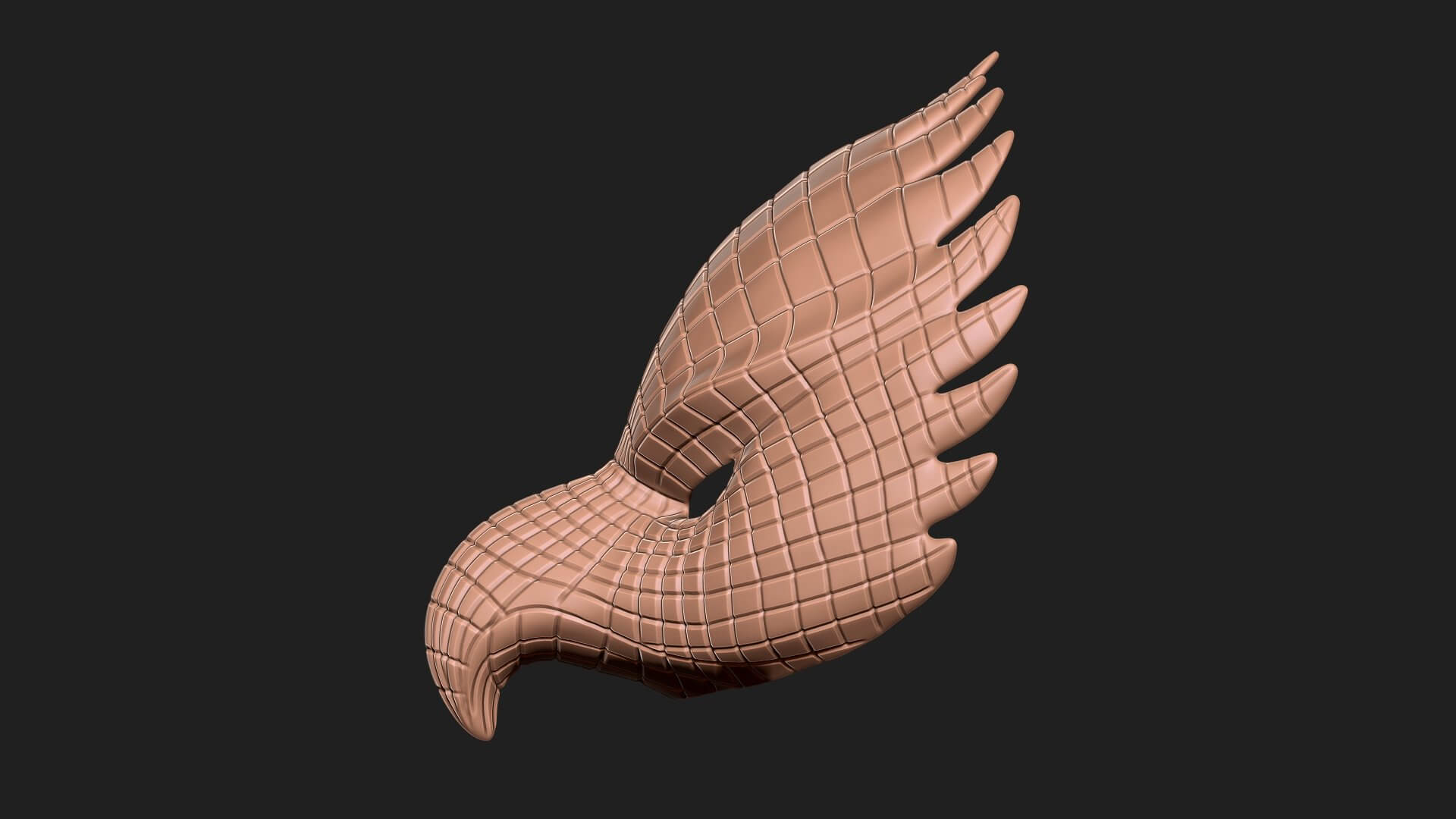 Squid Game - VIP Eagle Mask Cosplay 3D Model by blackstar90