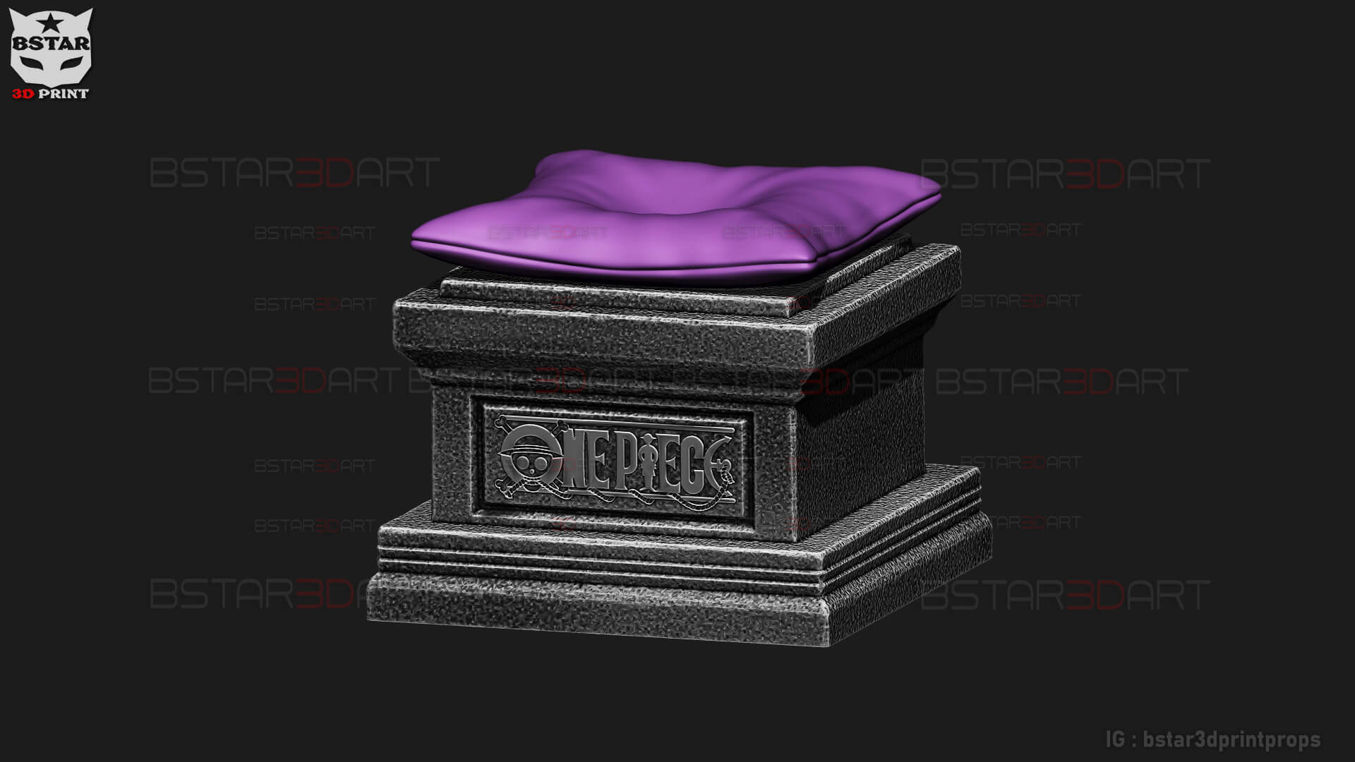 Stand Base Devil Fruit in One Piece - 3D Print Model by blackstar90