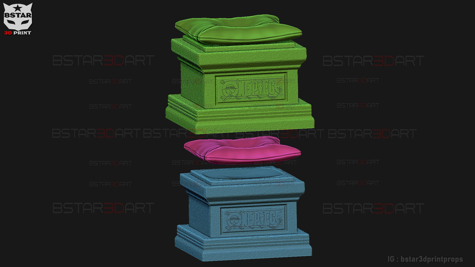 Stand Base Devil Fruit in One Piece - 3D Print Model by blackstar90