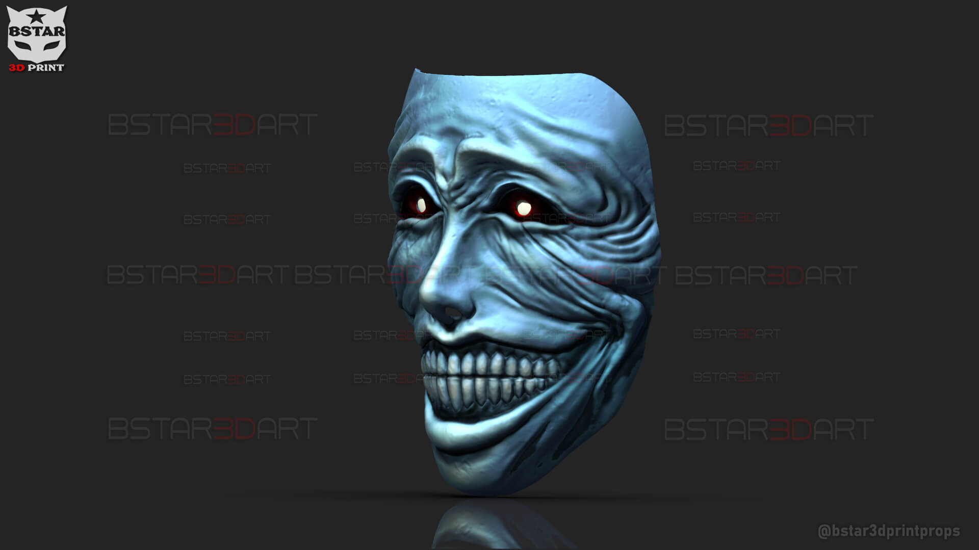Statue of God Mask - Solo Leveling Cosplay 3D Model by blackstar90