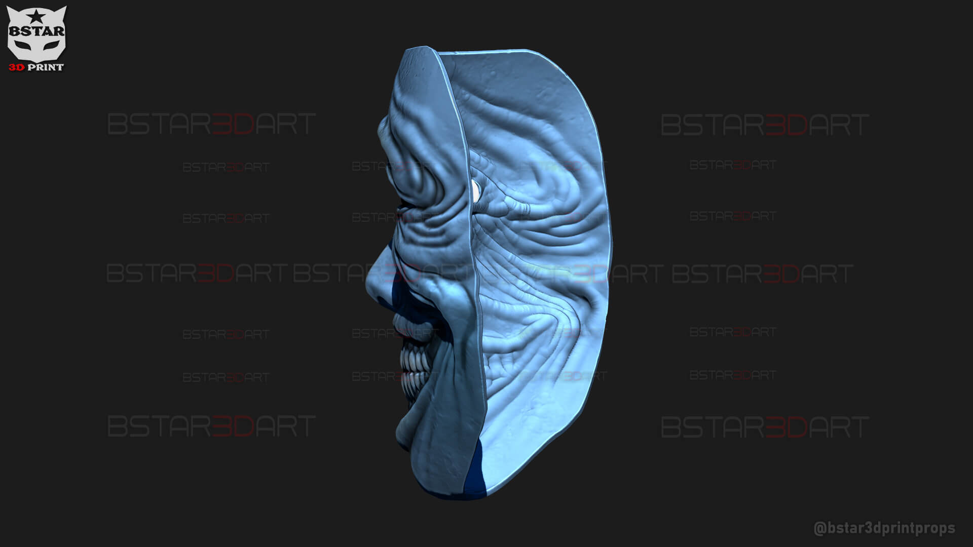 Statue of God Mask - Solo Leveling Cosplay 3D Print Model by blackstar90