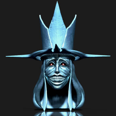 Statue of God Helmet- Solo Leveling Cosplay 3D Model by blackstar90