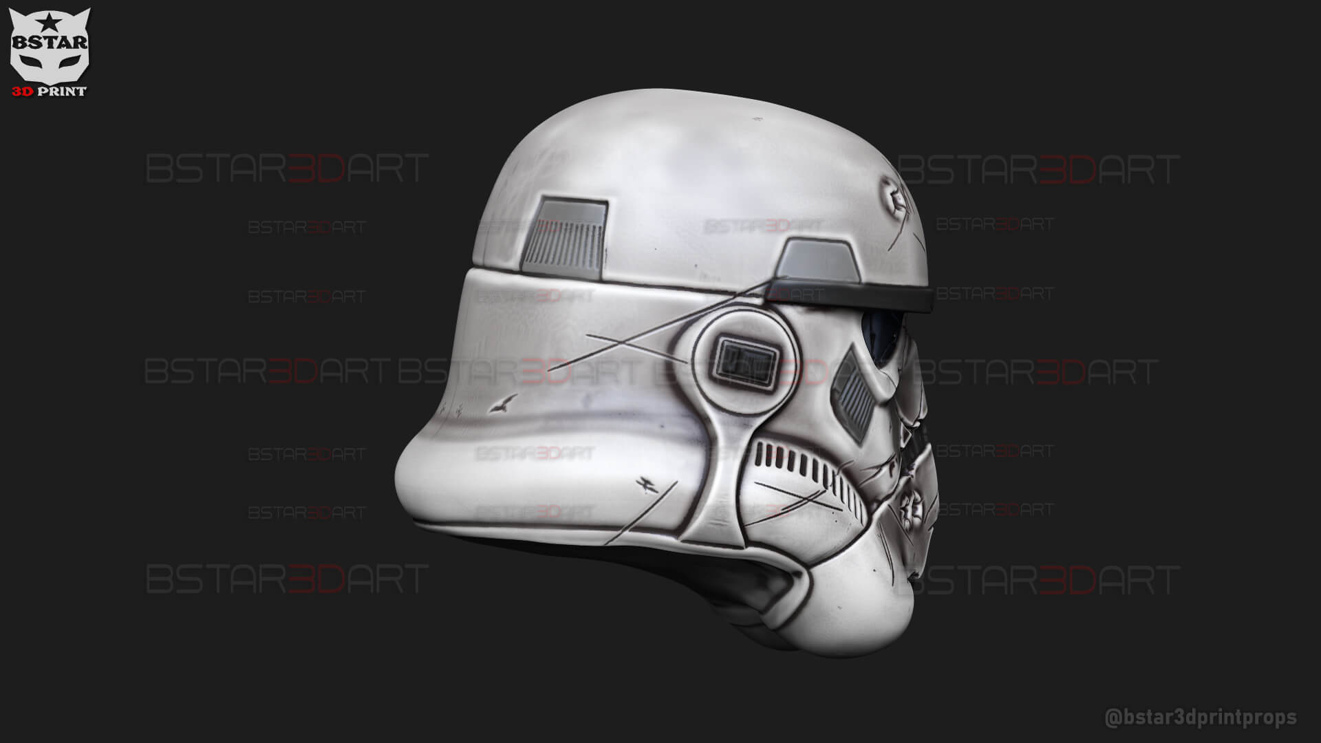 Stormtrooper Terminator Head Destroyed - Starwars Toys 3D Model by ...
