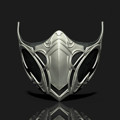 Sub Zero Mask High Quality - Mortal Kombat 1 Cosplay 3D Model by ...