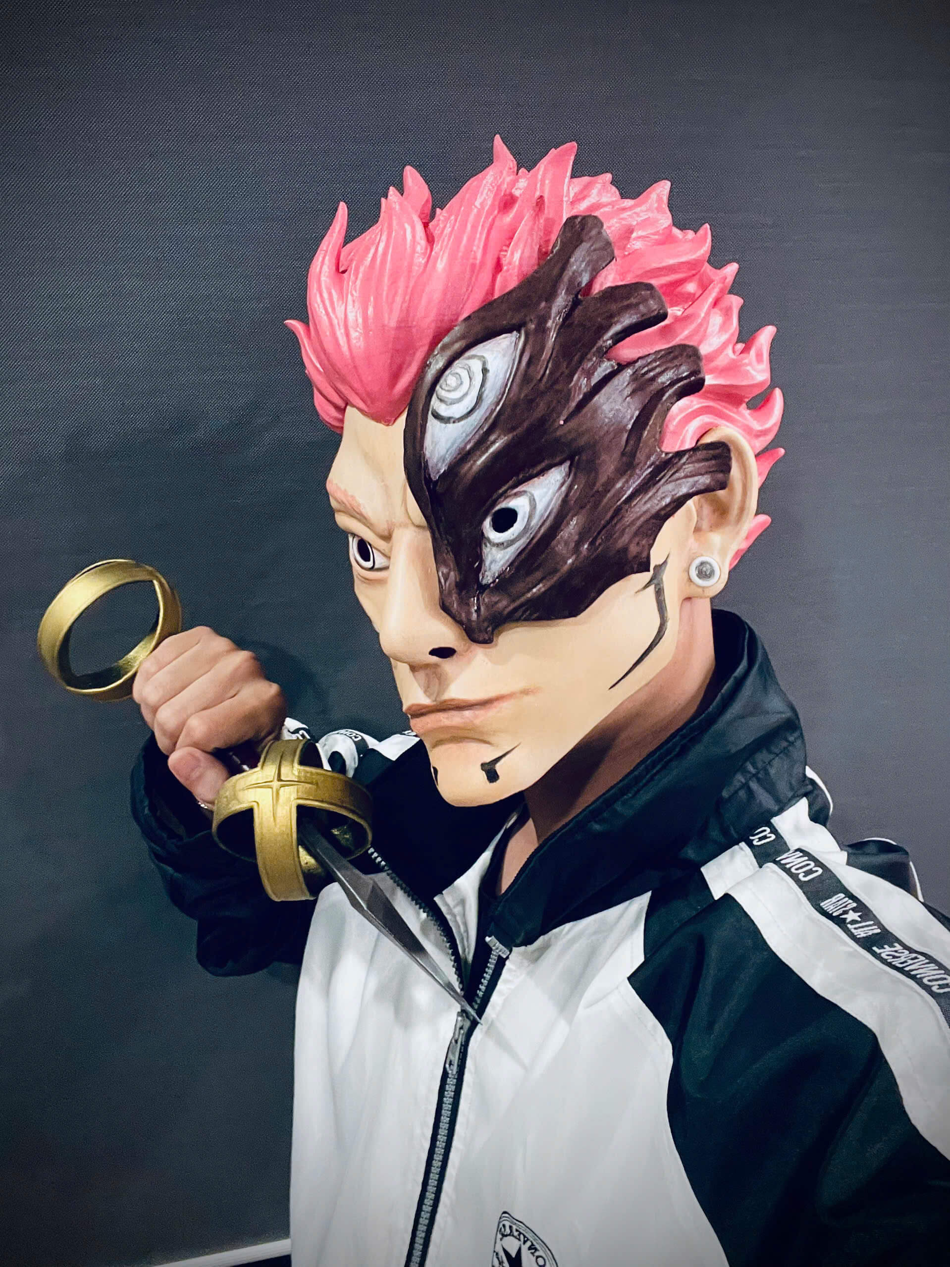 Sukuna Final Form Head Mask (with Hair) - Jujutsu Kaisen 3D Model by ...
