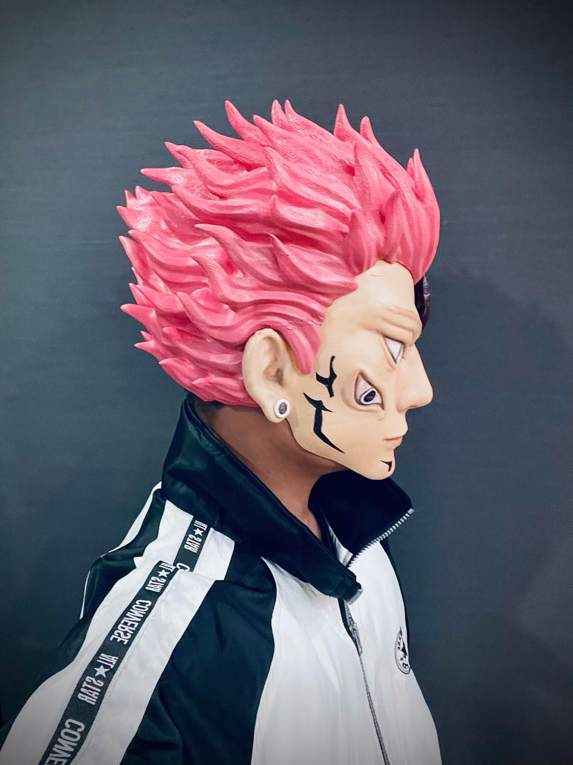 Sukuna Final Form Head Mask (with Hair) - Jujutsu Kaisen 3D Model by ...