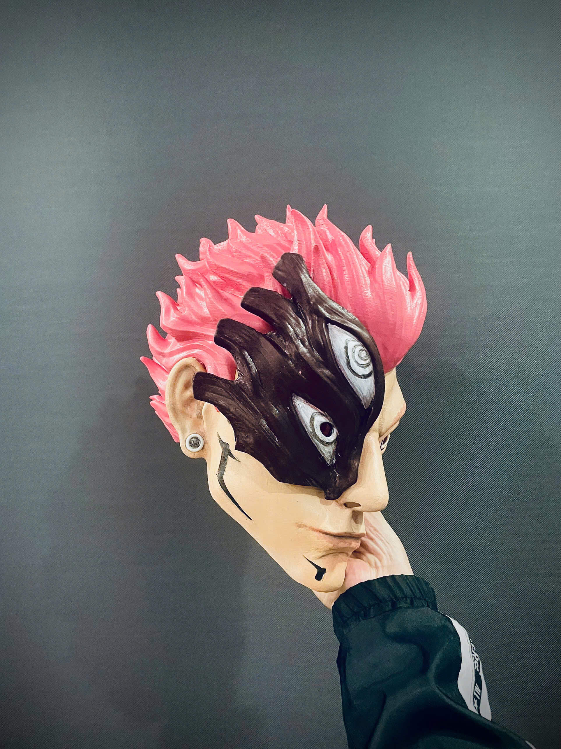 Sukuna Final Form Head Mask (with Hair) - Jujutsu Kaisen 3D Model by ...