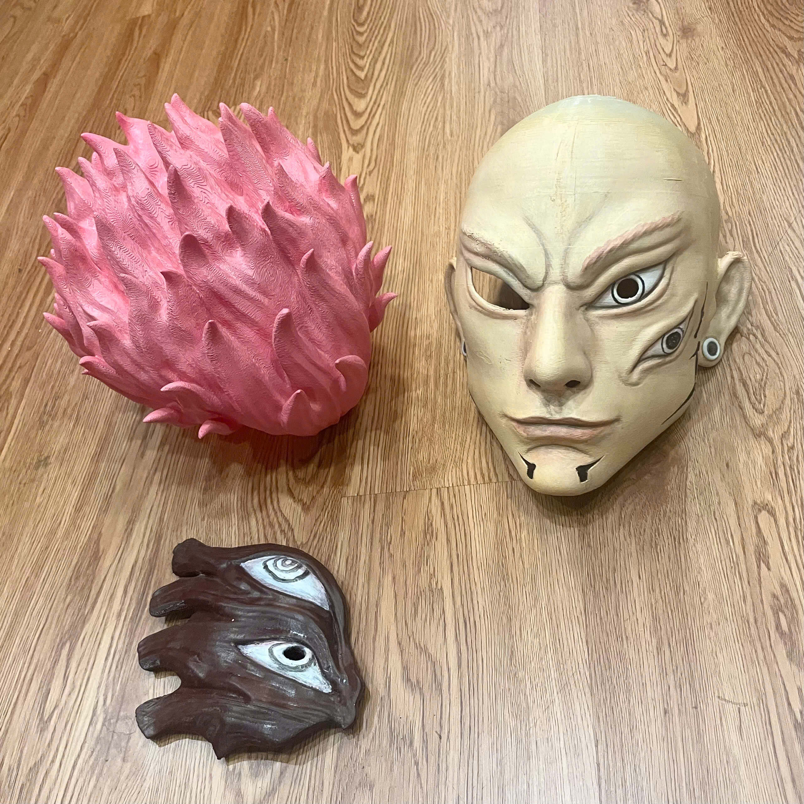 Sukuna Final Form Head Mask (with Hair) - Jujutsu Kaisen 3D Model by ...