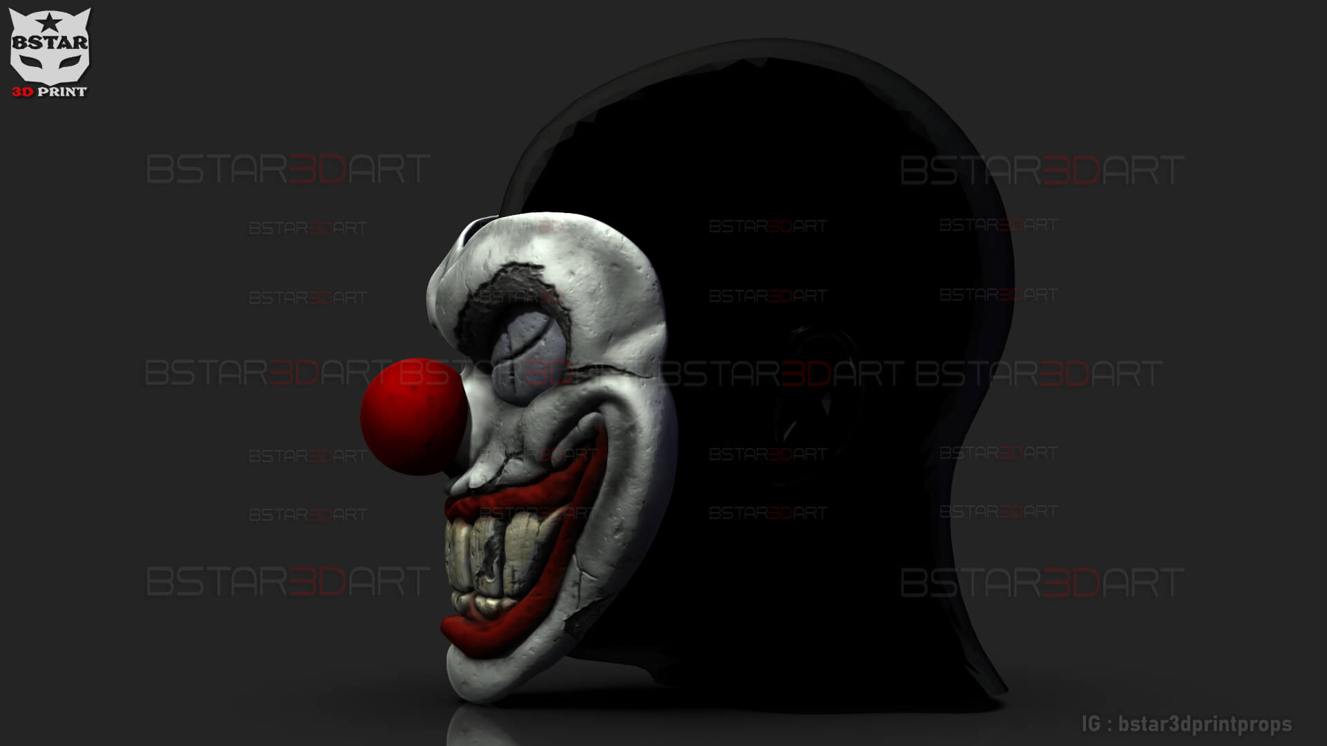 Sweet Tooth Twisted Metal Mask High Quality - 3D Print Model by blackstar90