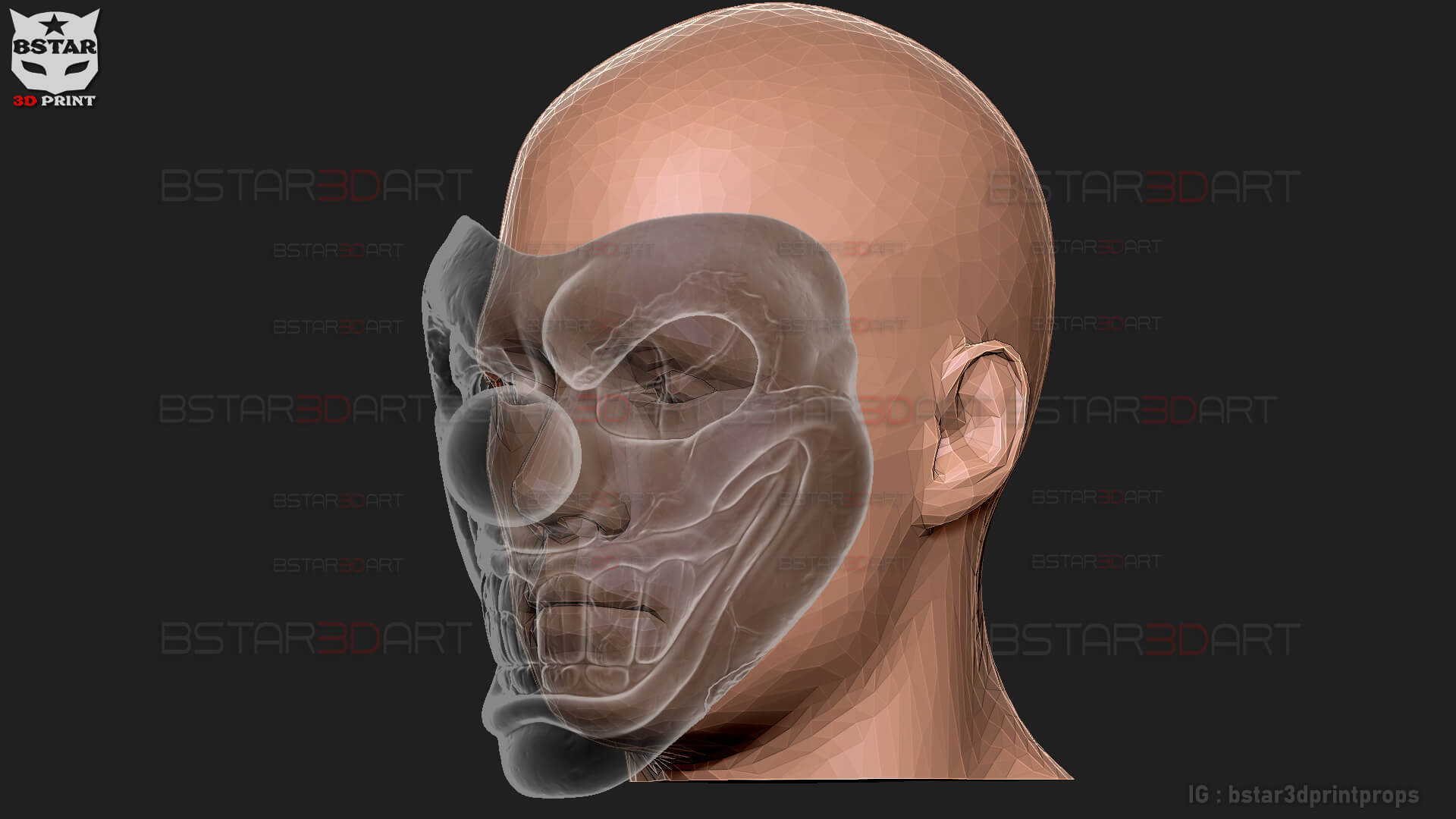 Sweet Tooth Twisted Metal Mask High Quality - 3D Print Model by blackstar90