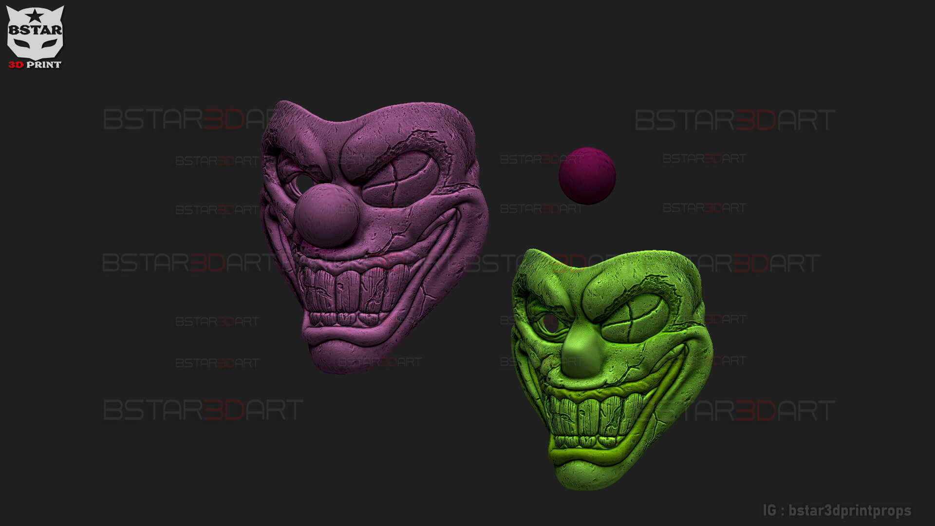 Sweet Tooth Twisted Metal Mask High Quality - 3D Print Model by blackstar90